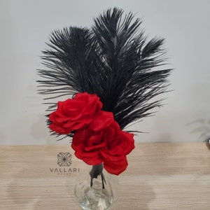 Bud Ostrich Feather Centerpiece Kits With Clear Bud Vase - Etsy
