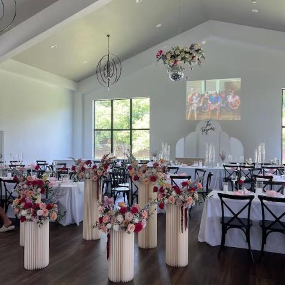 Set of 3 24"/32"/40" Cocktail Table With Acrylic Top Plate/cocktail ...