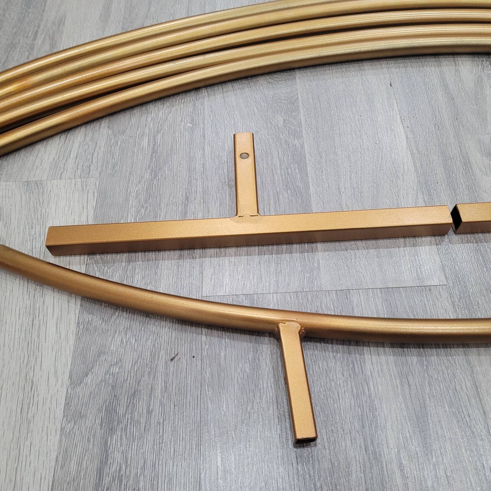 60/72/92 Wedding Props White Gold Metal Hoop - Etsy