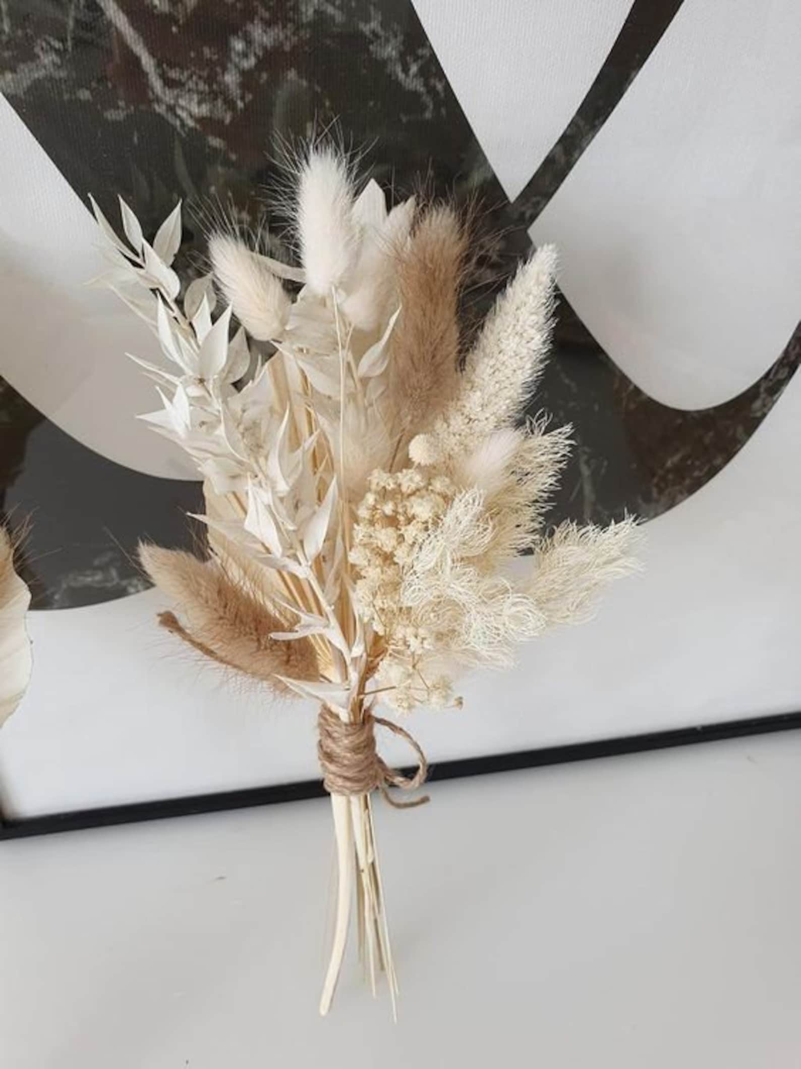 DRIED 8 Mini Palm & Ruscus Bouquet/dried Floral - Etsy