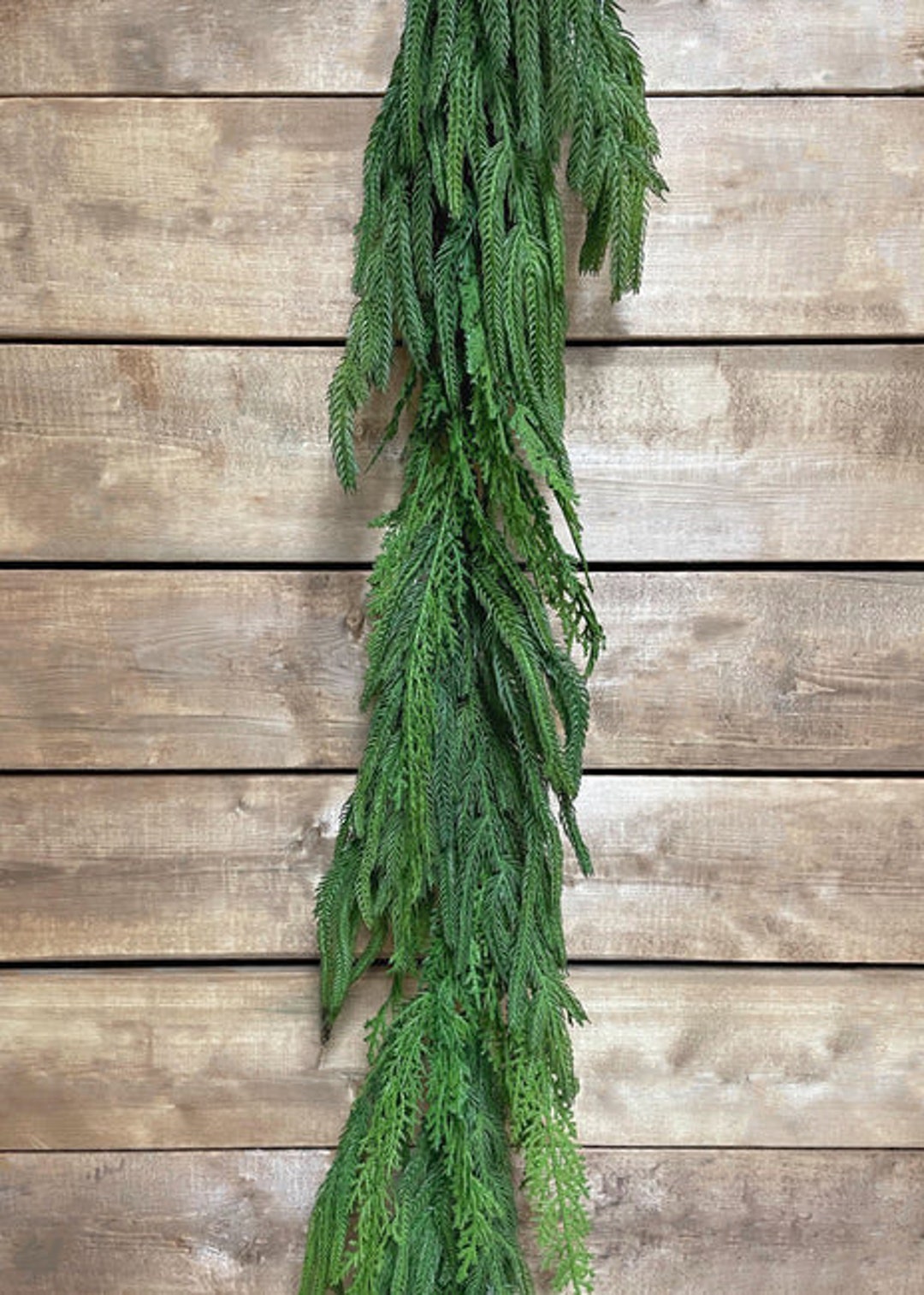 6FT Fresh Touch Norfolk Pine & Sequoia Cypress Garland/garlands/wedding ...