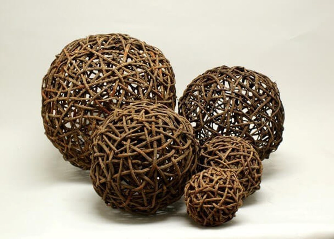 Natural Vine Ball/decorative Balls/rustic Decor Ideas/rustic Ball ...