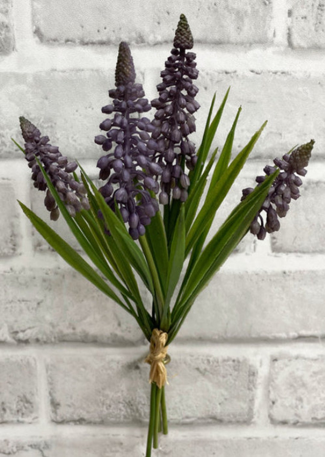 10.5" LAVENDER MUSCARI BUNDLE X 4 - Etsy