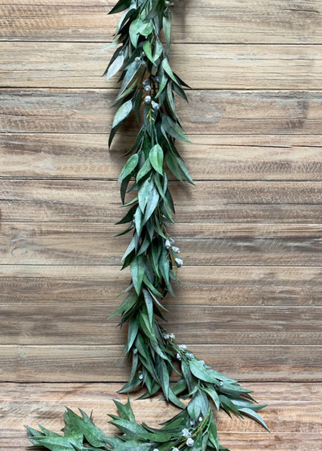 6FT Feather Eucalyptus Garland/garland/artificial Greenery/holiday ...