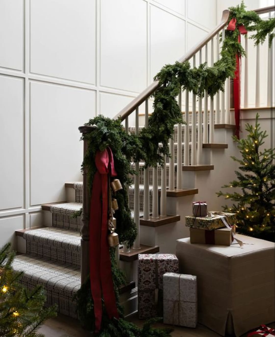 10ft-20ft THICK Bannister Real Touch Cedar Garland/vines for Wedding ...