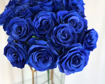 Cobalt Blue Rose - Etsy