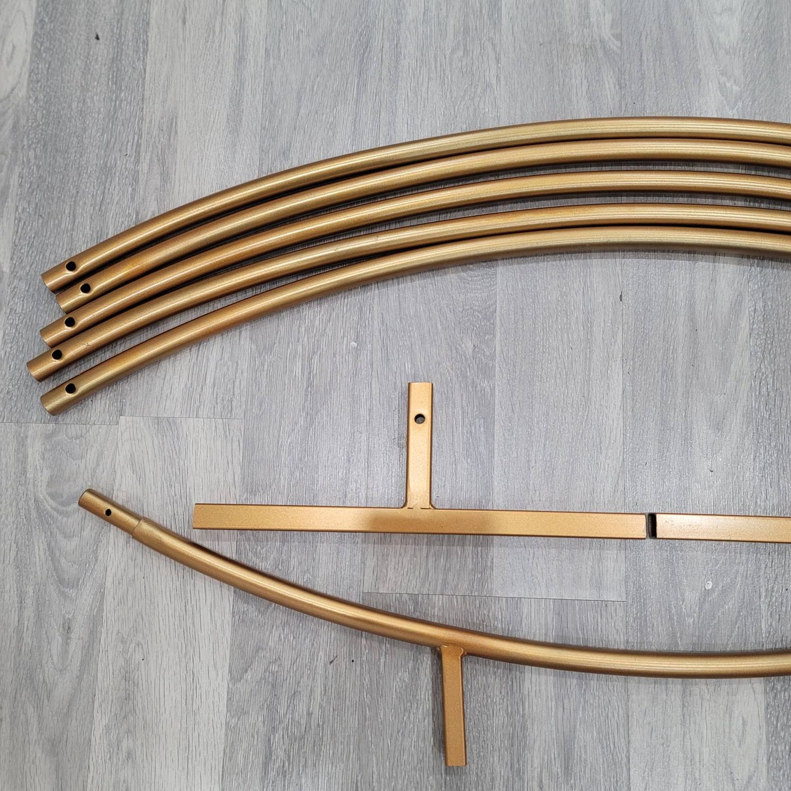 60/72/92 Wedding Props White Gold Metal Hoop - Etsy