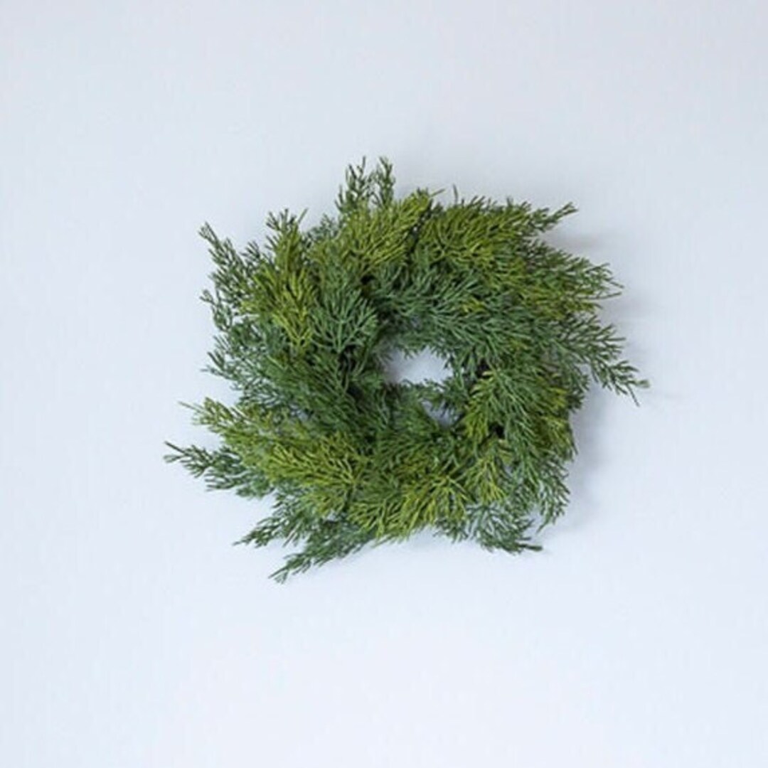 12 Fresh Touch Cedar Wreath/green Artificial Wreath/green Wreath ...