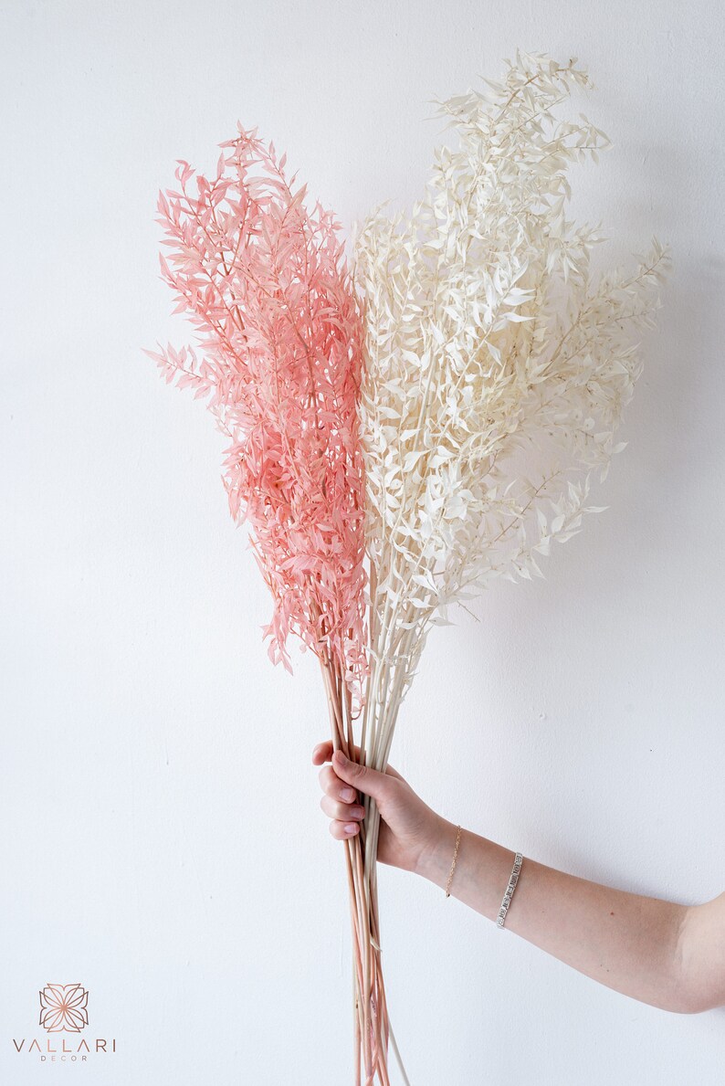 30 Mini BLEACHED RUSCUS VASE Decor/filler Decor/faux | Etsy