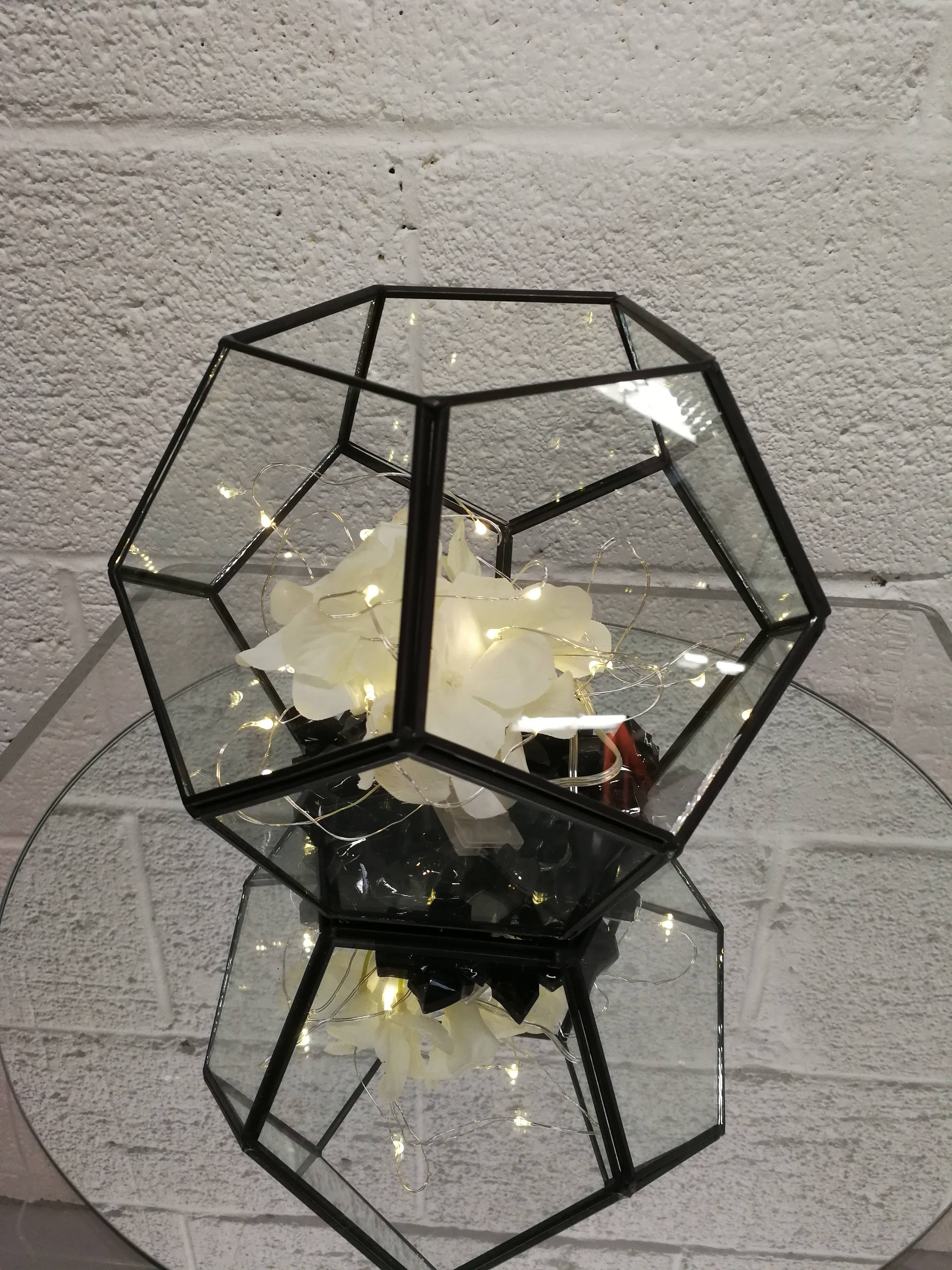 Glass Geometric Terrarium/ Wedding Table Decor/ Succulent | Etsy