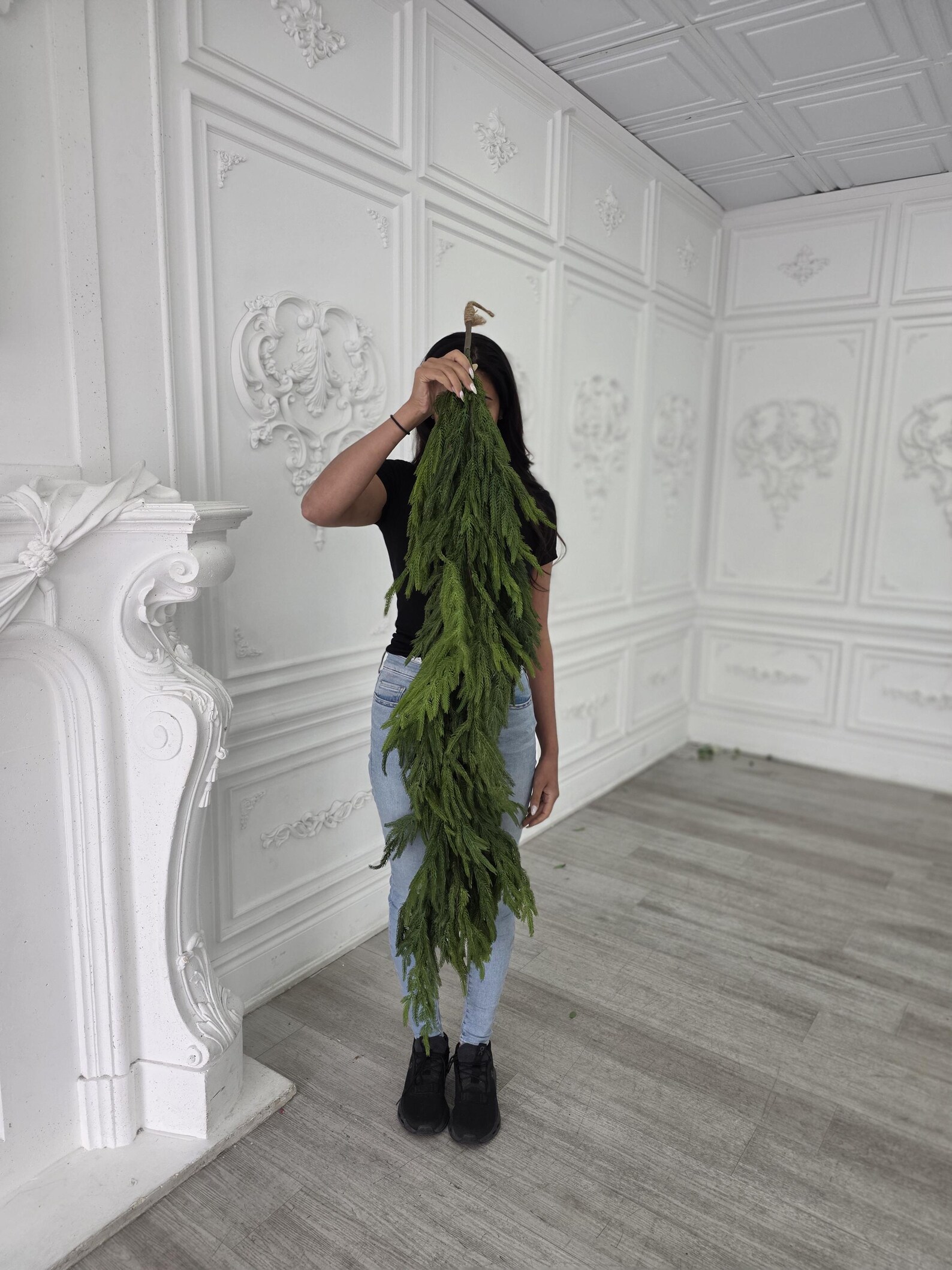 40" Fresh Touch Norfolk Dripping Pine Garland/vines for Wedding ...