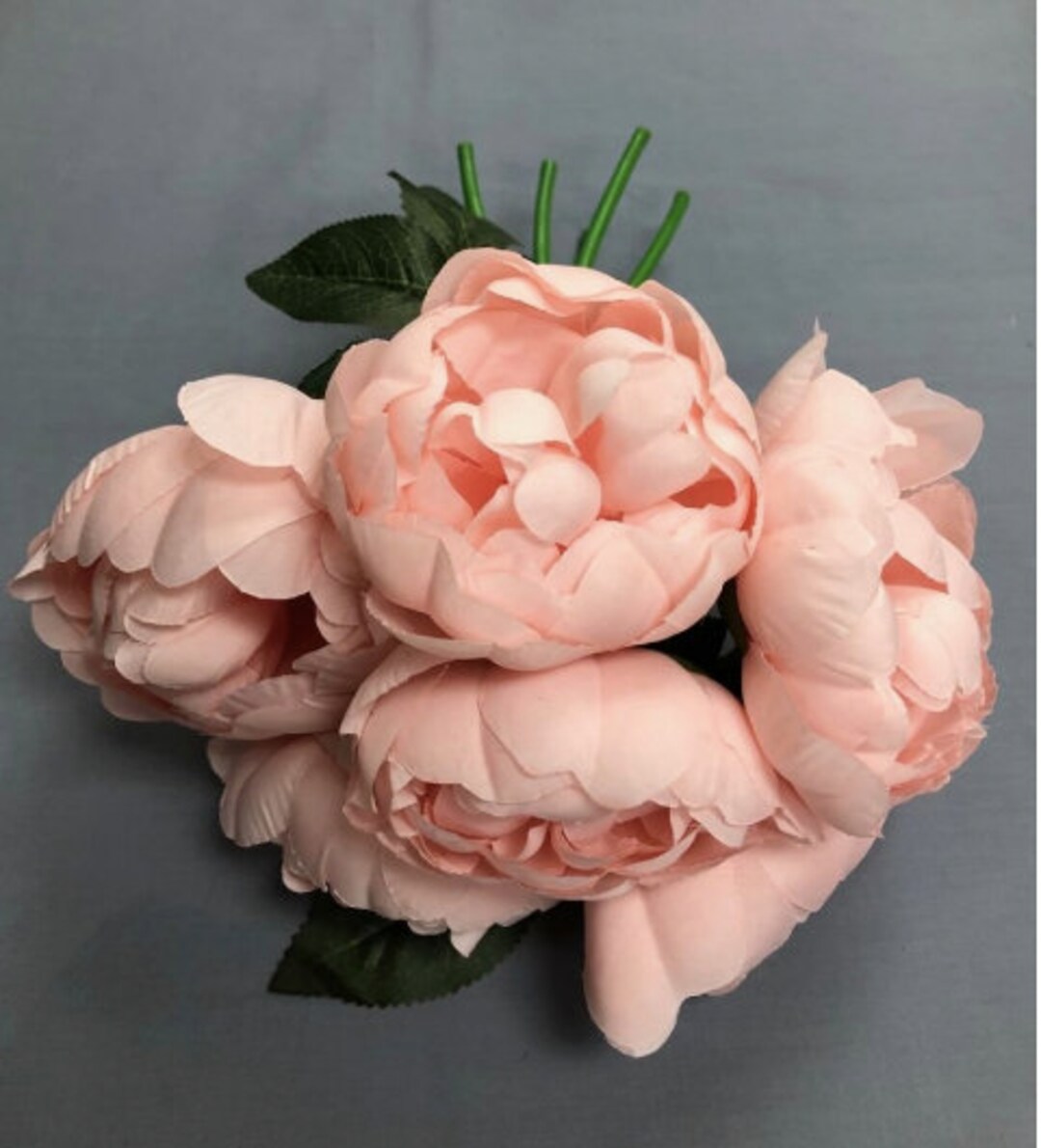 Pink Rose Bushel 6pc /pink/wedding Centerpieces/home Decor/faux Flowers ...