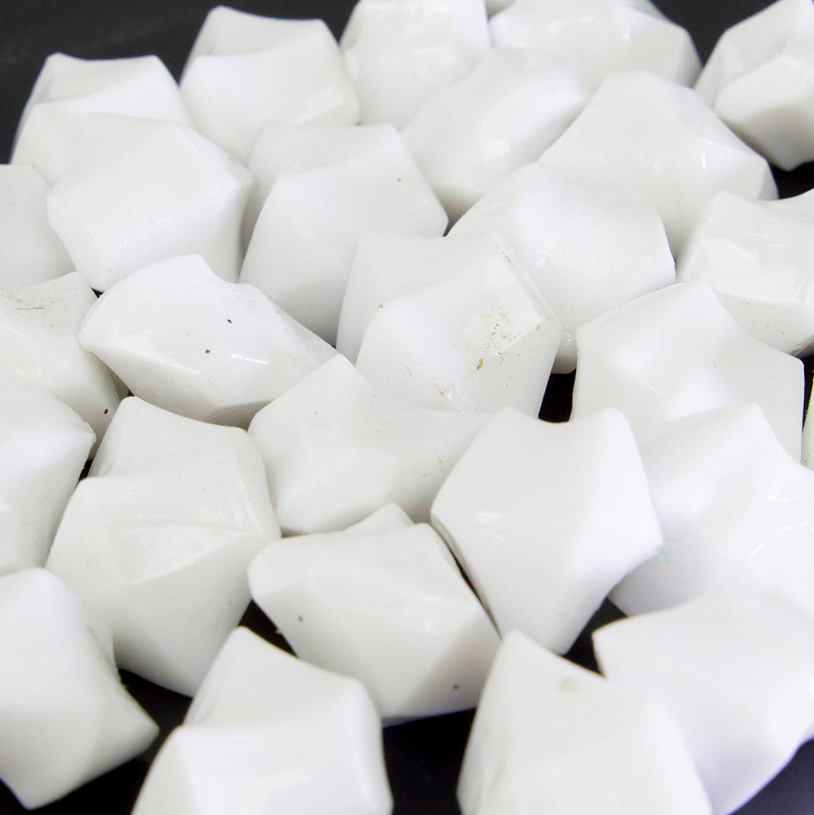 White Bling Acrylic Ice Rocks / Display Ice Stones/ Table Confetti ...