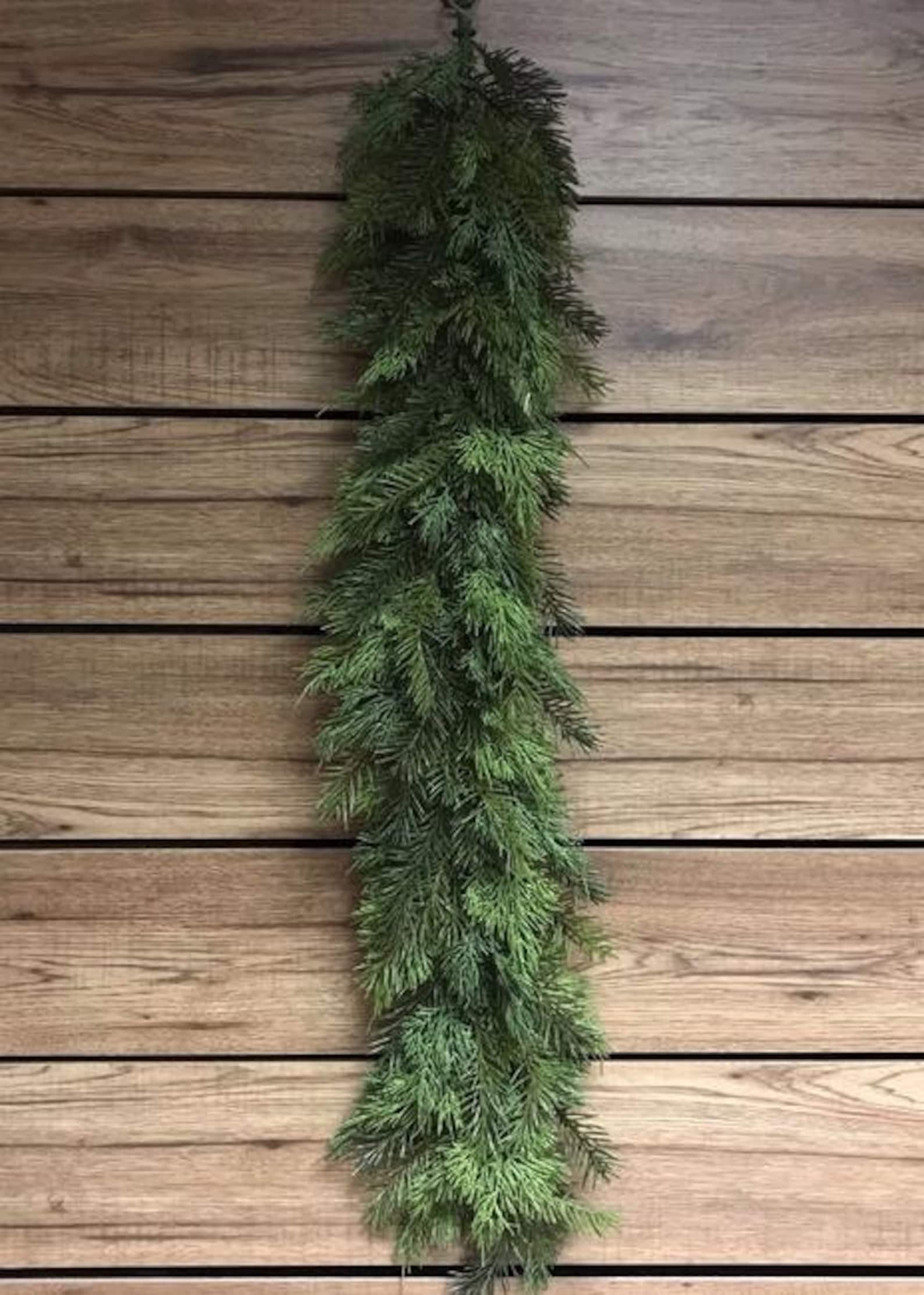 3 Feet/36" Real Touch Cedar and Hemlock Garland/ Faux Garlands/vines ...
