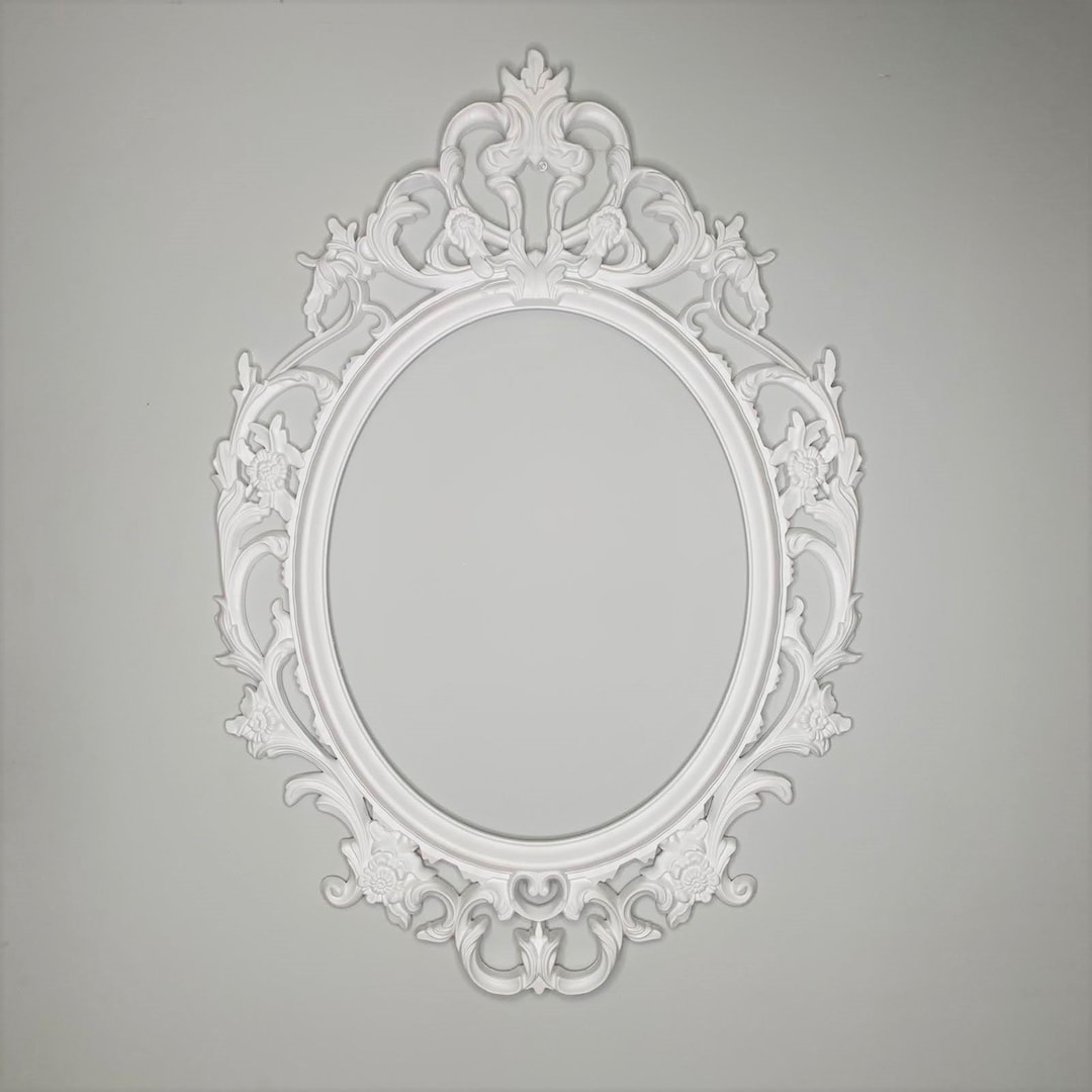 34" White Circle Picture Frames/photobooth Prop/wedding Decor/ Hanging ...