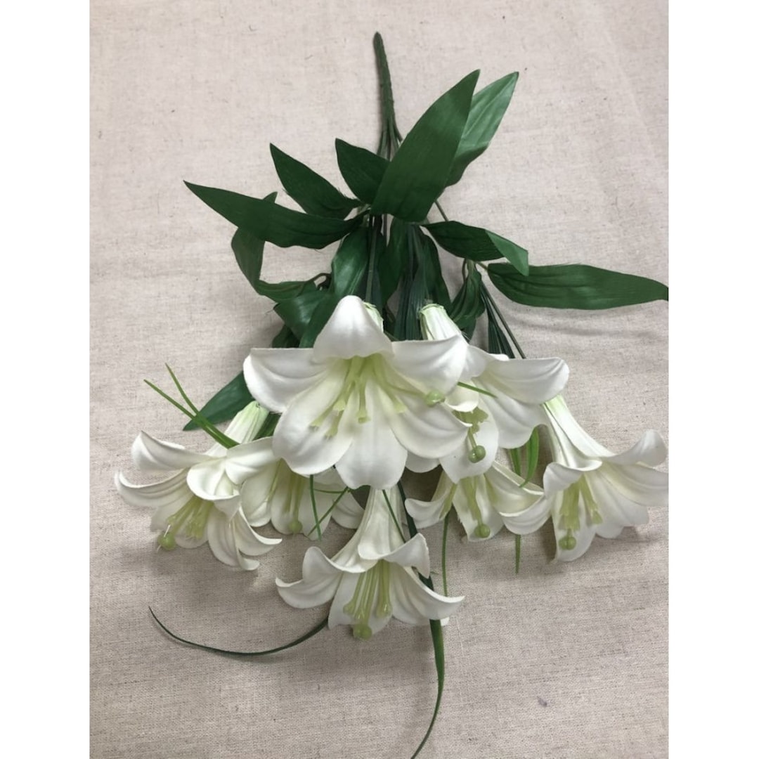 16" Lily Bundle/pink/wedding Centerpieces/home Decor/faux Flowers/silk ...