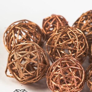 Sparkle Gold 2.5" 8pc Decorative Balls, Rustic Decor Ideas, Rustic Bawl ...