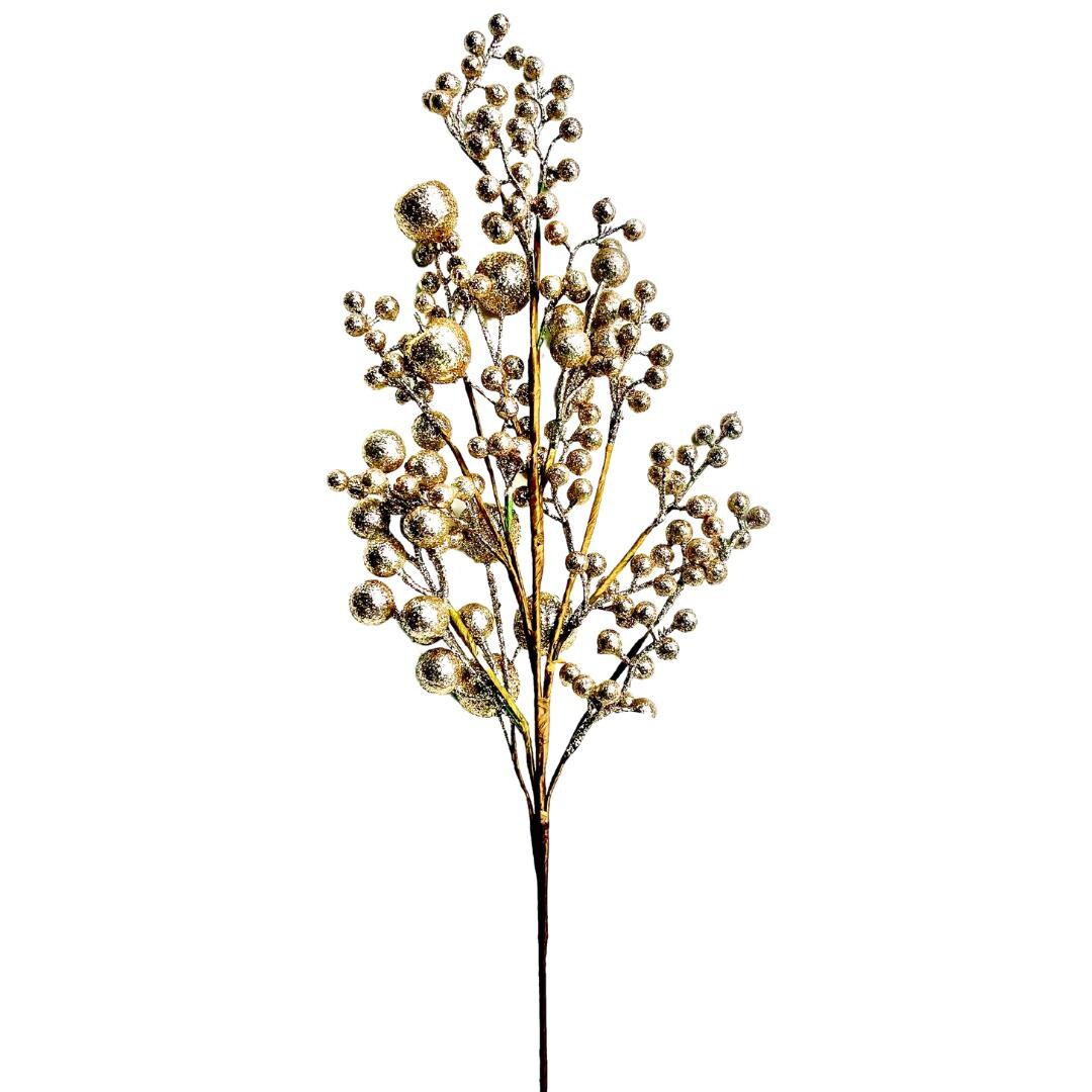 Platinum Sparkle Berry Branch/sprays/fall Sprays/faux Spray/autumn ...