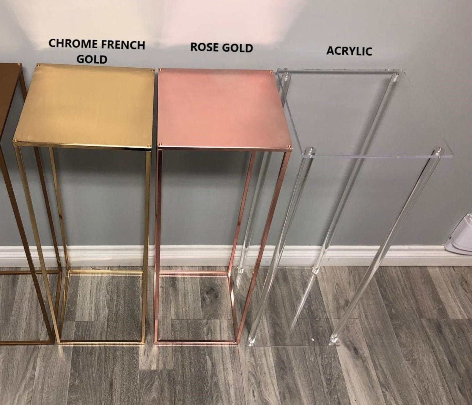 SALE 24/32/40 Modern Rectangle Stand Metal - Etsy