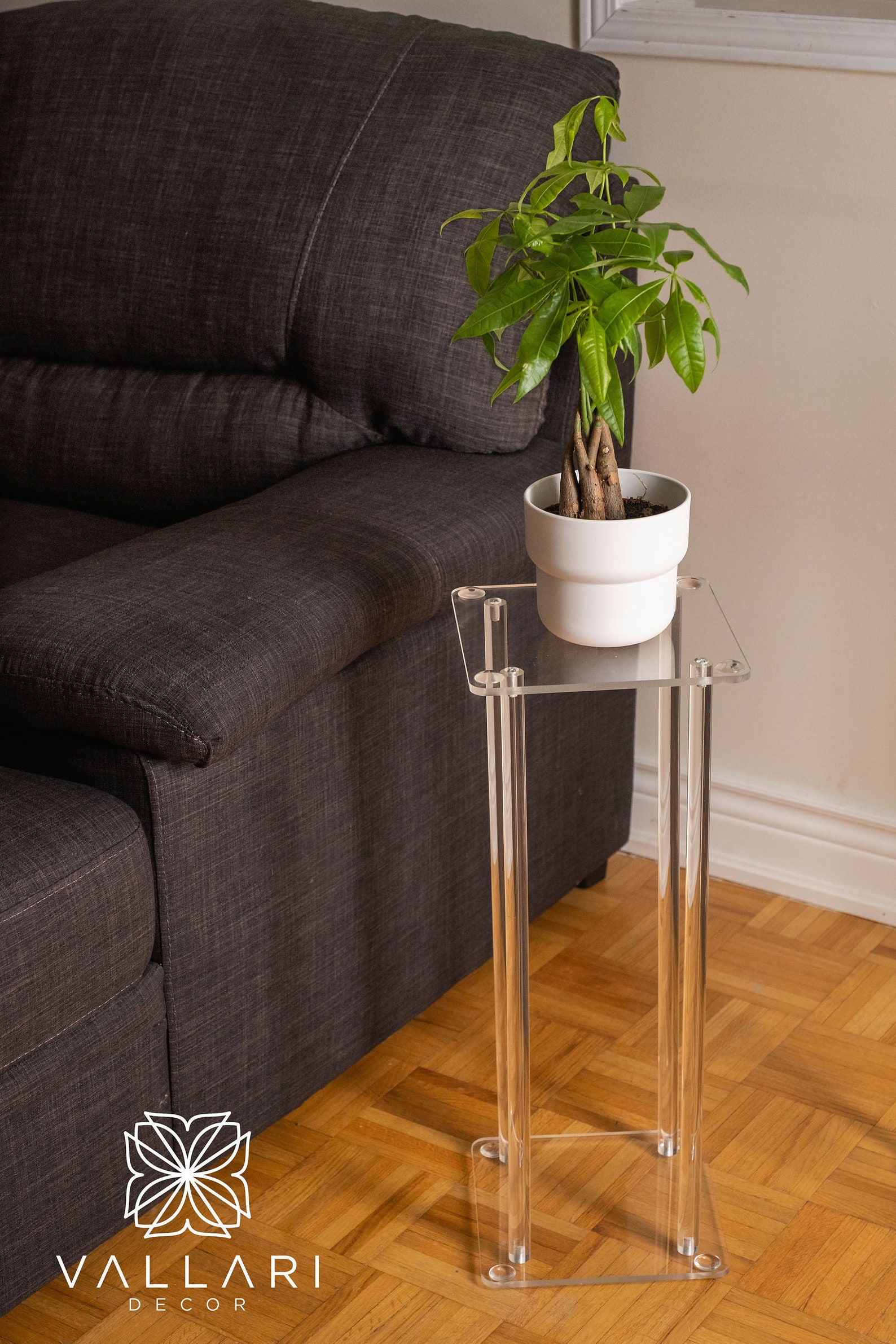 Modern Plant Stand Rectangle Stand Metal Gold Geometric - Etsy