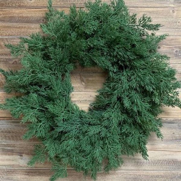 Cedar Wreath - Etsy