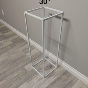 Chrome Modern Rectangle Stand Metal Geometric Vase/metal Frame/tall ...