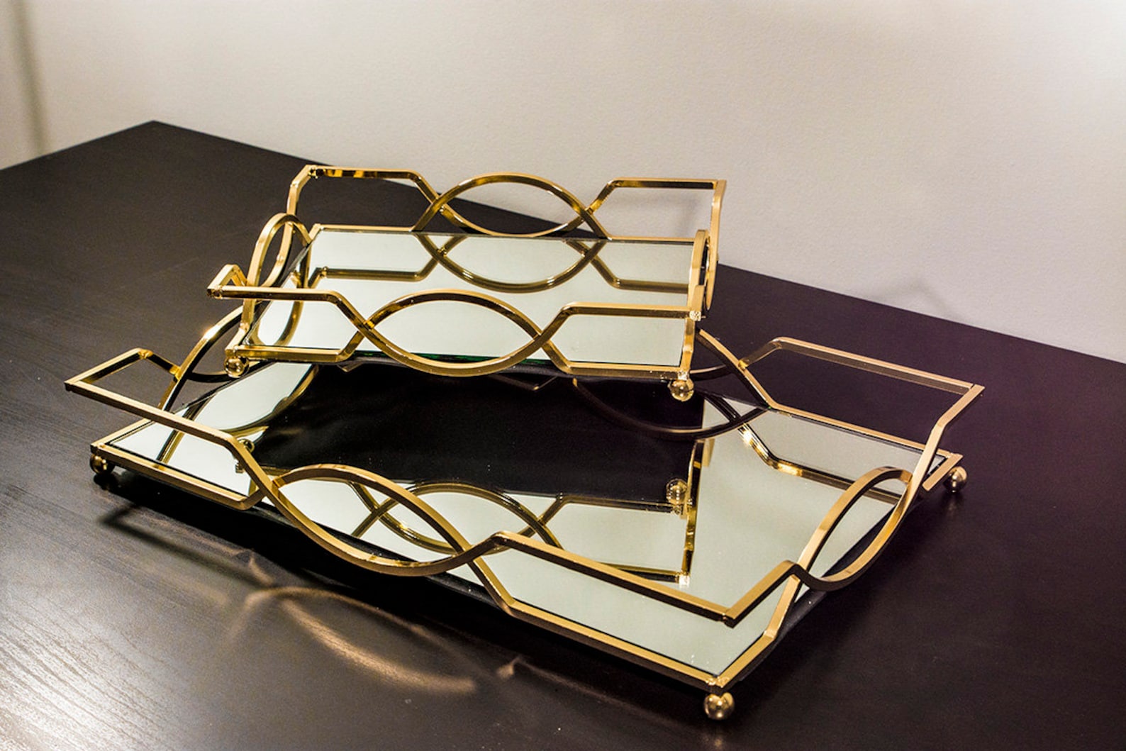 Silver Vanity Trays/ Perfume Tray/ Makeup Tray/ Cupcake Tray/ | Etsy