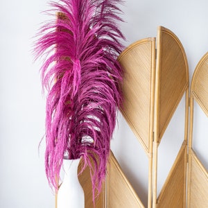 5FT-3 Pc RED UVA Stalk/pampas/natural Stalk/natural Branches/rustic ...