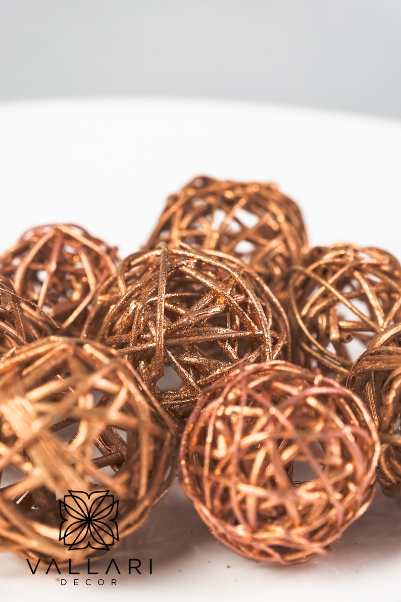 Sparkle Gold 2.5" 8pc Decorative Balls, Rustic Decor Ideas, Rustic Bawl ...