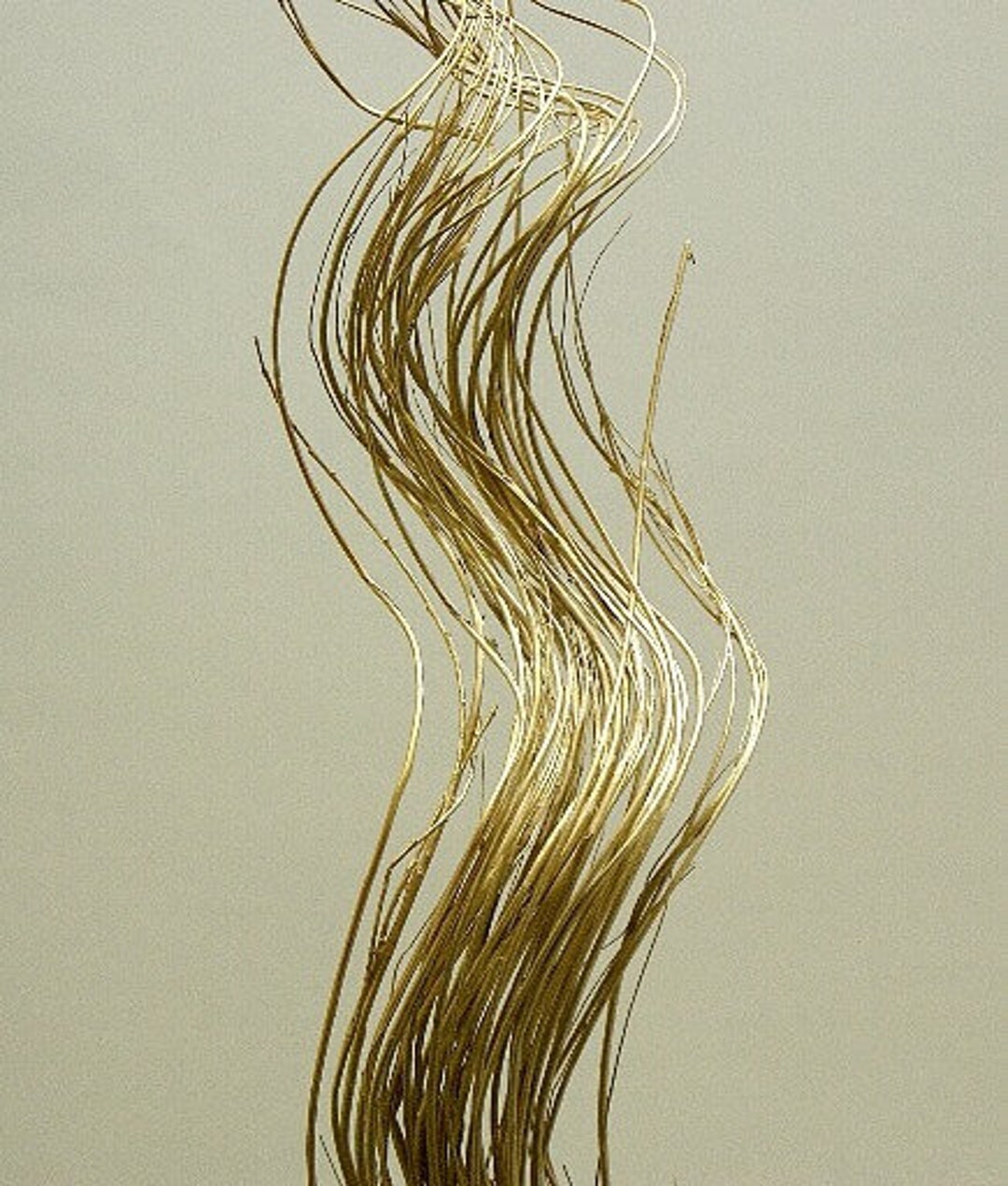 48" Gold Wavy Willow Branches/curly Twigs/branches/centerpiece Decor/decoration Branches/gold ...