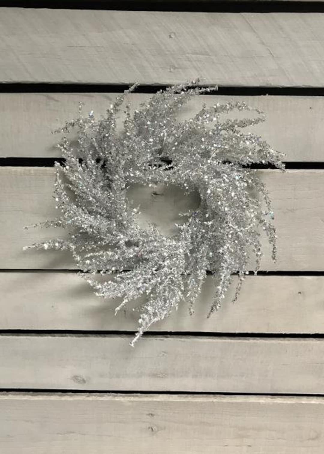 3" Silver Atlantic Pine Candle Ring/candle Decor/table Decor ...