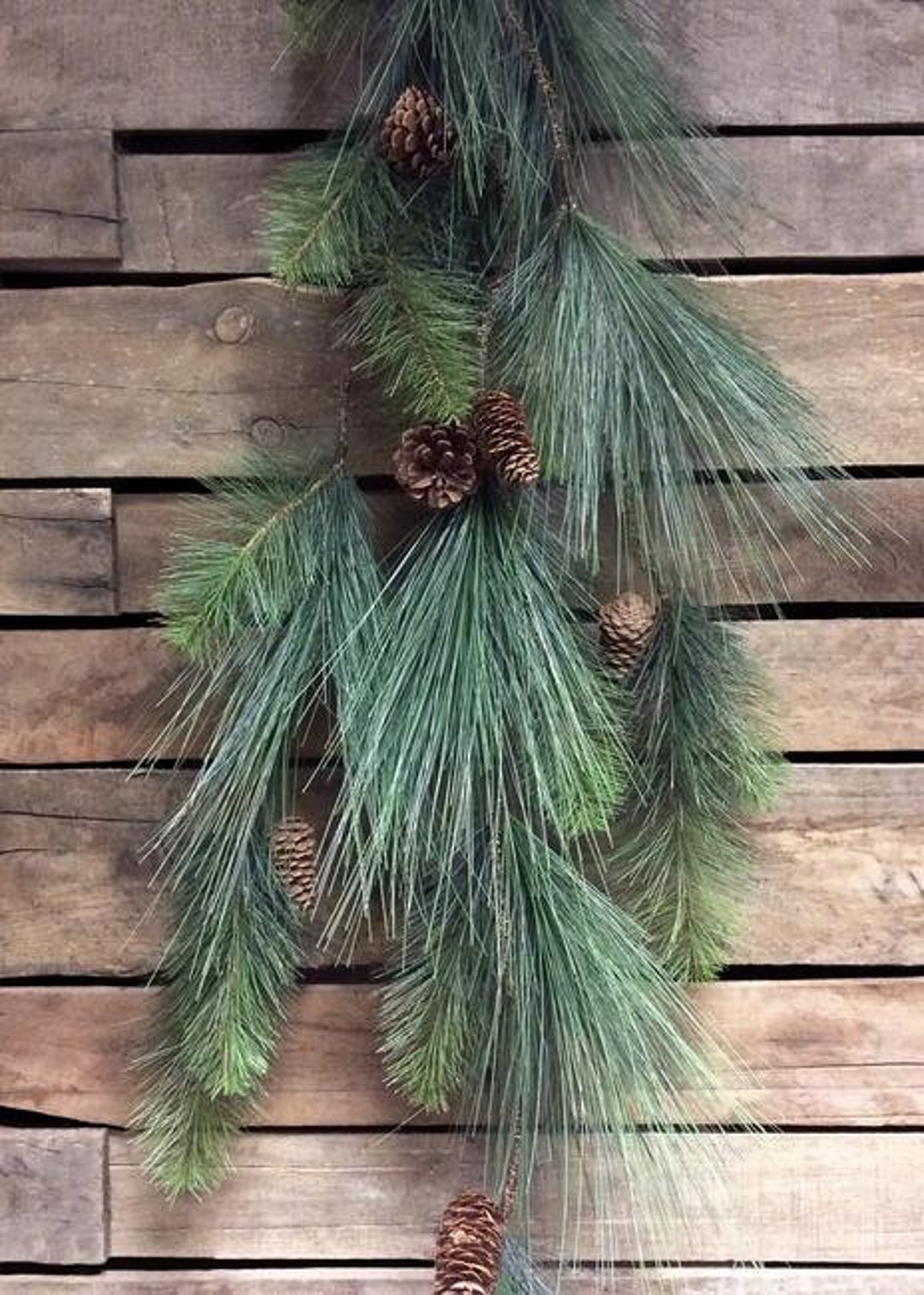 48" Pine Mixed Multi Vine Garland With Pine Cones/faux Garlands/vines ...