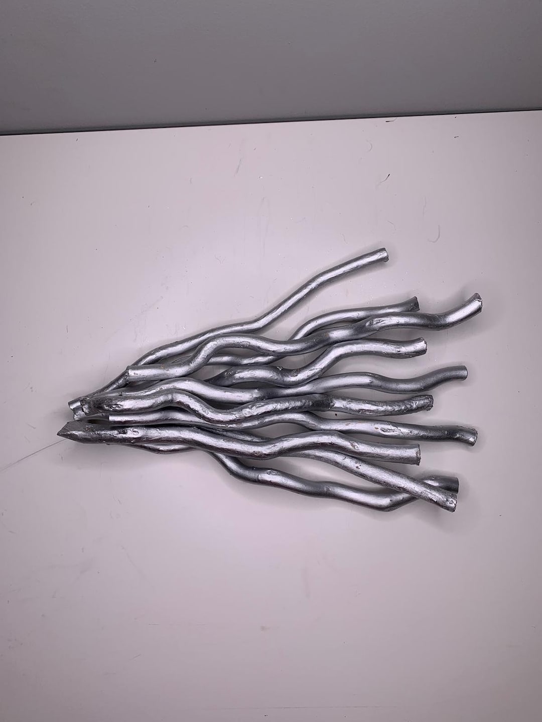 14" SILVER KUWA POLES Twigs/branches/centerpiece Decor/ Winter ...