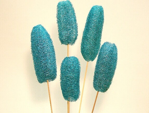 4-6 Luffa Pods on Sticks/branches/centerpiece Decor/ | Etsy