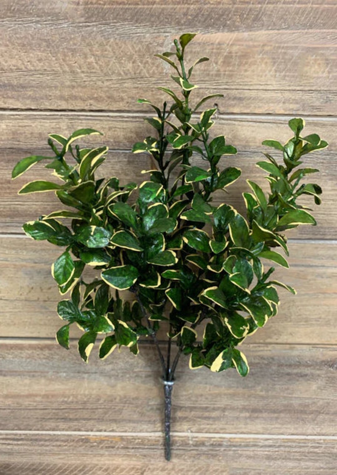 14" Golden Euonymus Bush/sprays/fall Sprays/red Berry/faux Spray/autumn ...