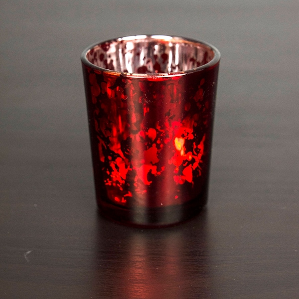 Red Mercury Glass - Etsy