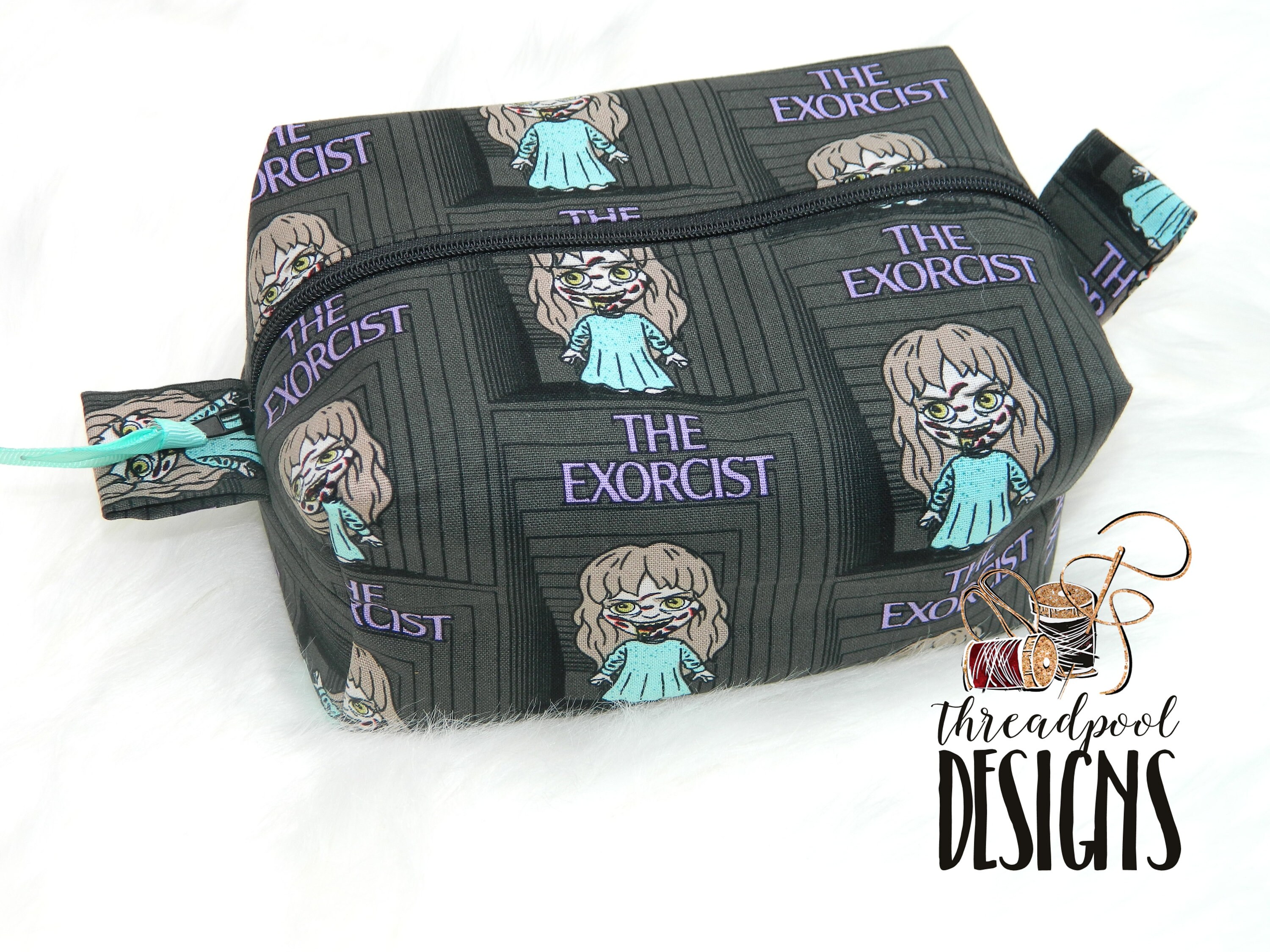 Horror Themed Make Up/accessory Bag - Etsy