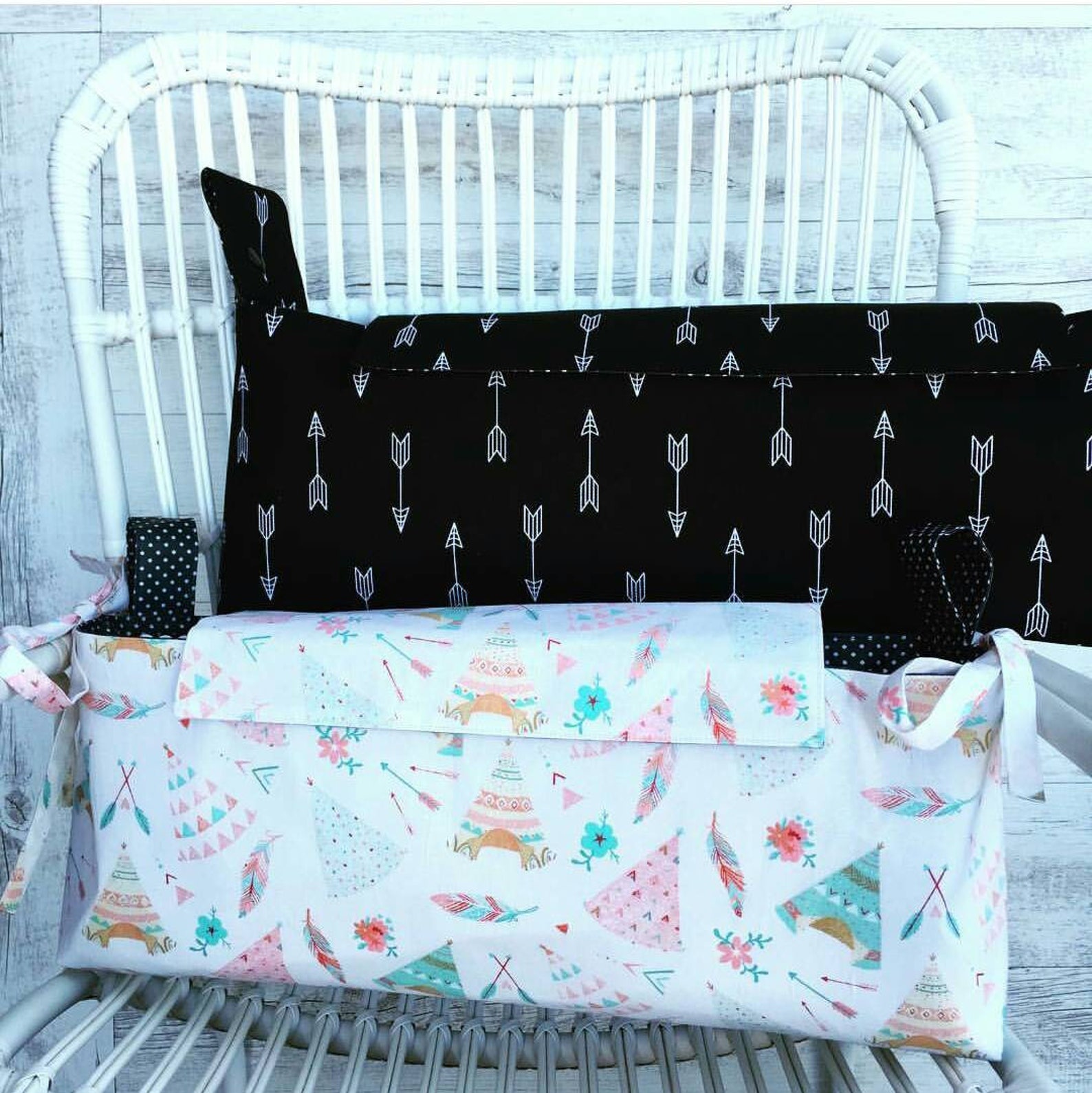 Pram Caddy for DOUBLE PRAM / Pram Organiser / Stroller Bag for - Etsy ...