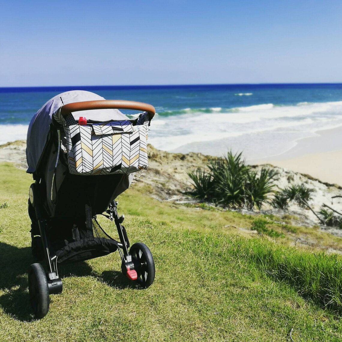 Deluxe pram caddy / pram organiser / stroller bag | Etsy