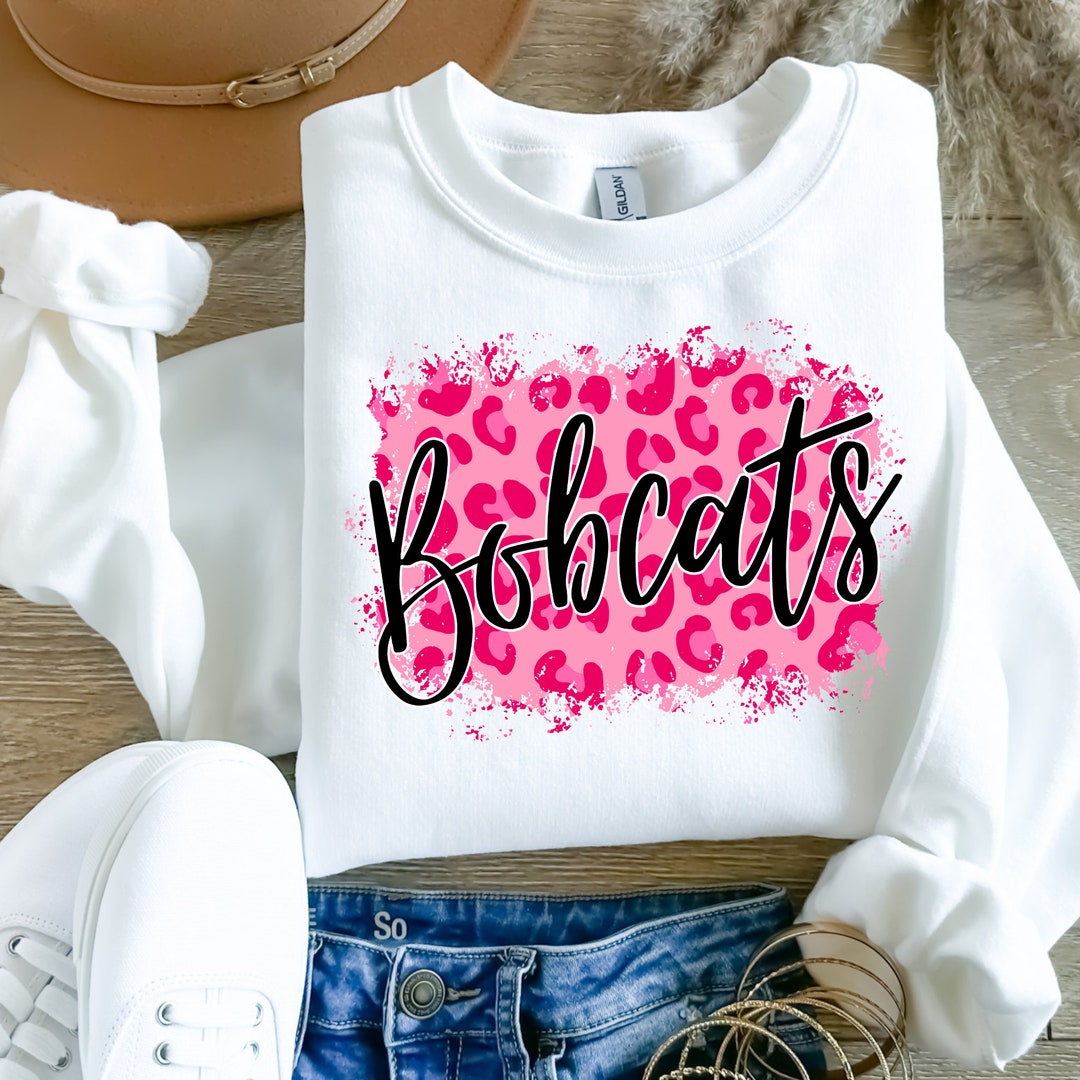 Bobcats Hot Pink Sublimation Png Instant Download Mascot - Etsy