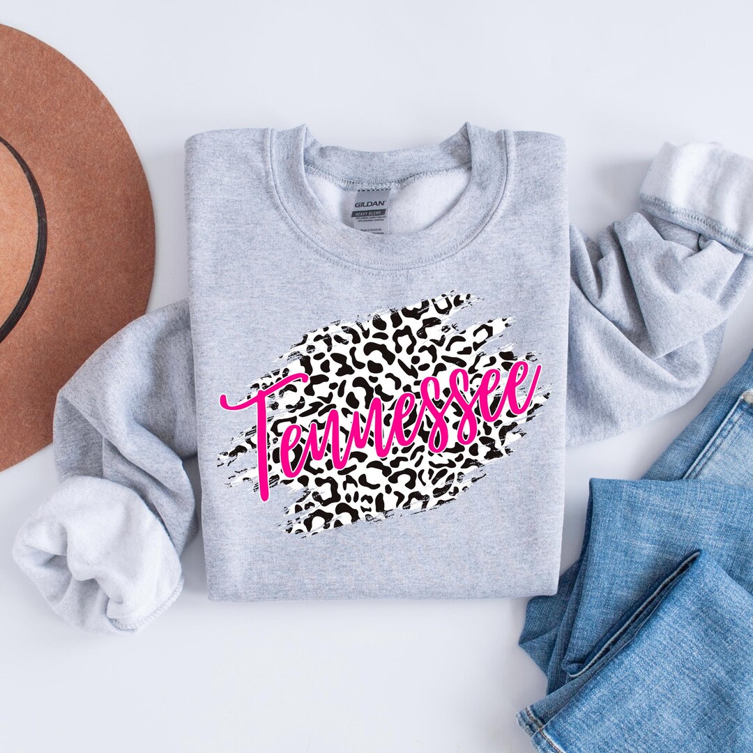 Tennessee Hot Pink Cheetah Png, Lightning Bolt, Sublimation Png ...
