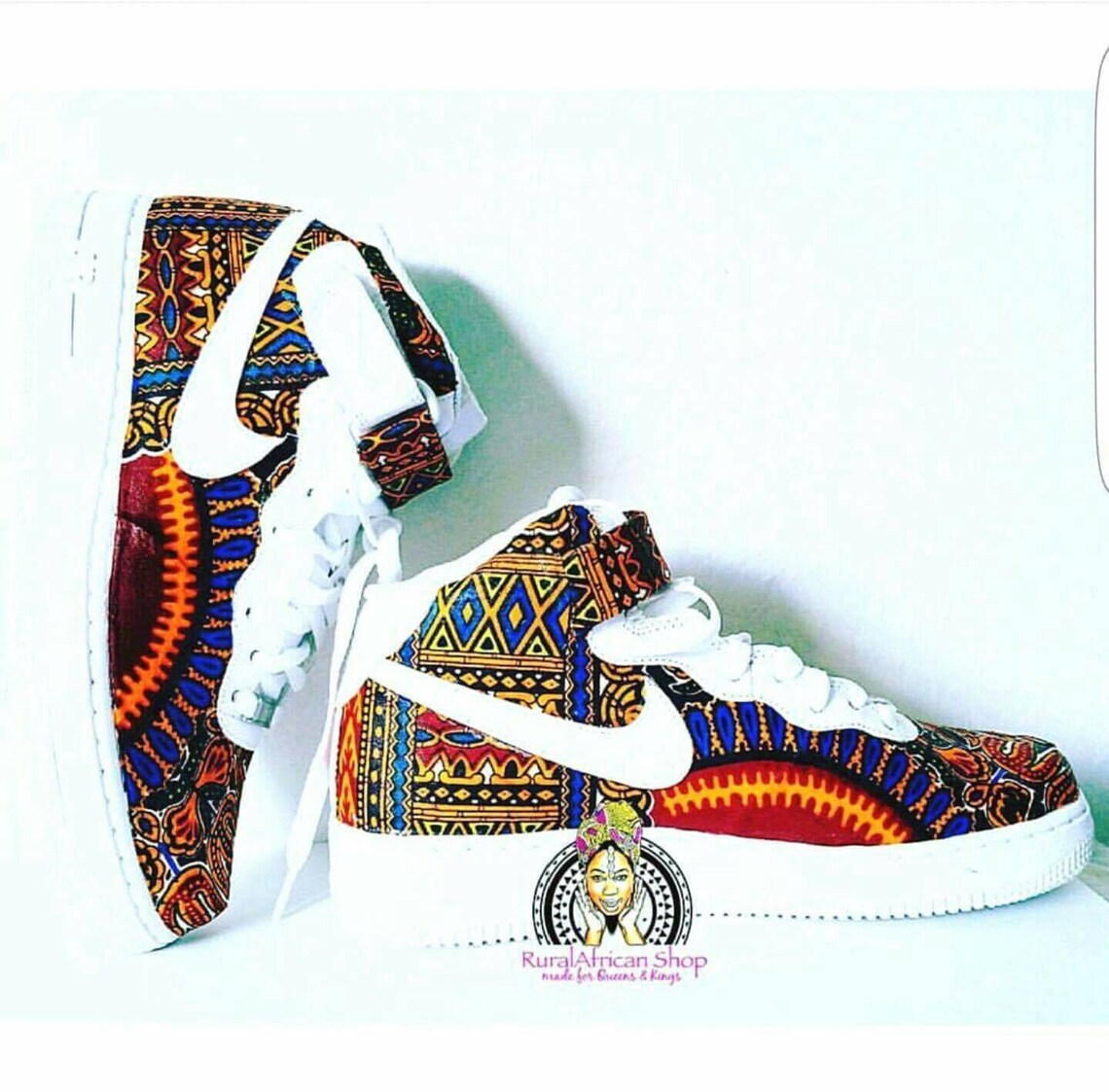 Dashiki Nike Hi Tops - Etsy