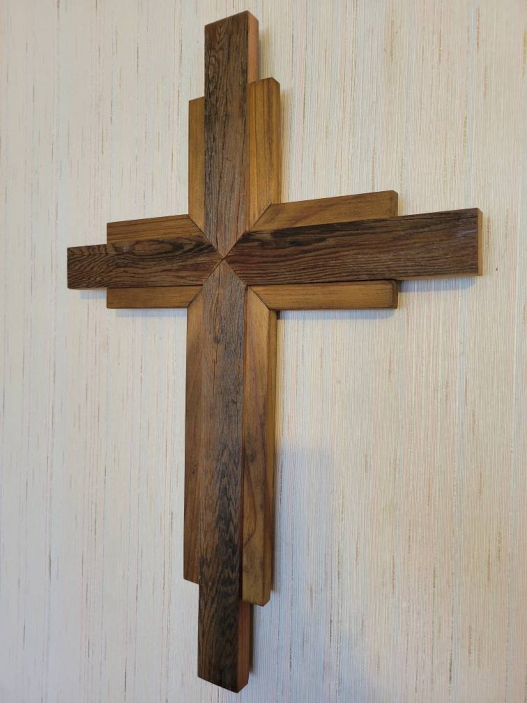 Unique! Old School Rustic Cedar Wood Cross Wall Hanging Cross Home ...