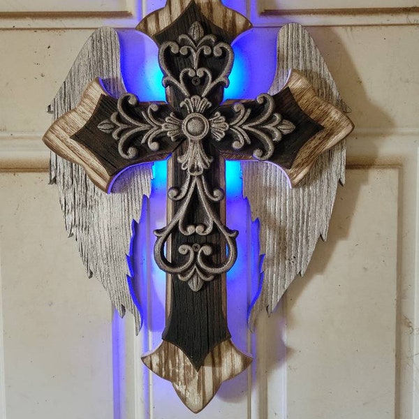 Scroll Wall Cross - Etsy