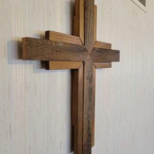 Unique! Old School Rustic Cedar Wood Cross Wall Hanging Cross Home ...