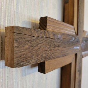 Unique! Old School Rustic Cedar Wood Cross Wall Hanging Cross Home ...