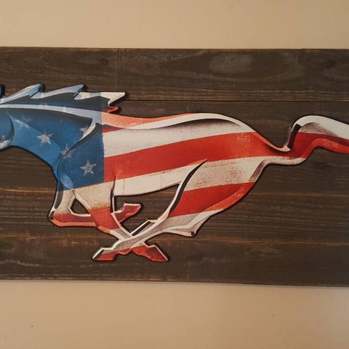 Ford Car Sign Rustic Pallet Wood Decor Car Show Stars and | Etsy