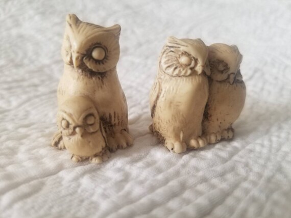 Vintage Mini Owl Sets Made in Italy | Etsy