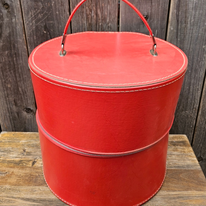 Vintage Hat Box - Etsy