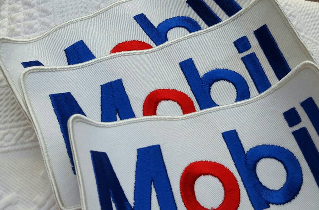 Vintage MOBIL PATCHES - Etsy